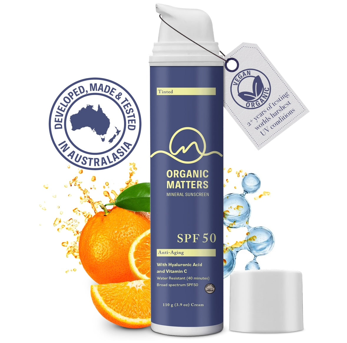 Mineral SPF50 Sunscreen for extreme NZ UV | Organic Matters – Organic ...